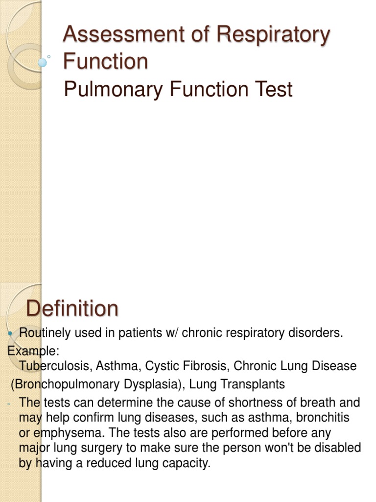 Respiratory Function Test | Exhalation | Chronic Obstructive Pulmonary ...