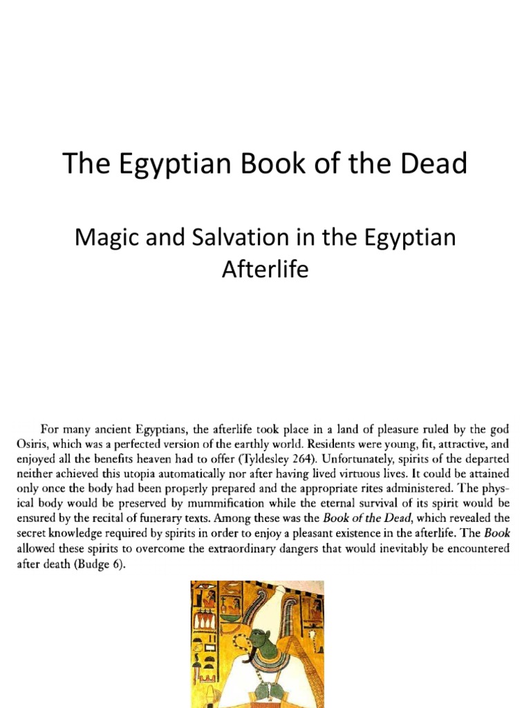 Egyptian Book of the Dead Overview | PDF
