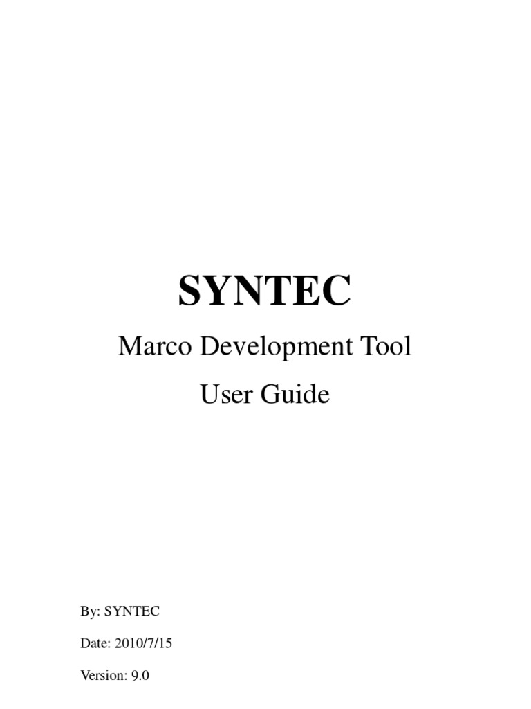 Macro Development Tool User Guide V9.0 | PDF | Trigonometric Functions | Parameter (Computer ...