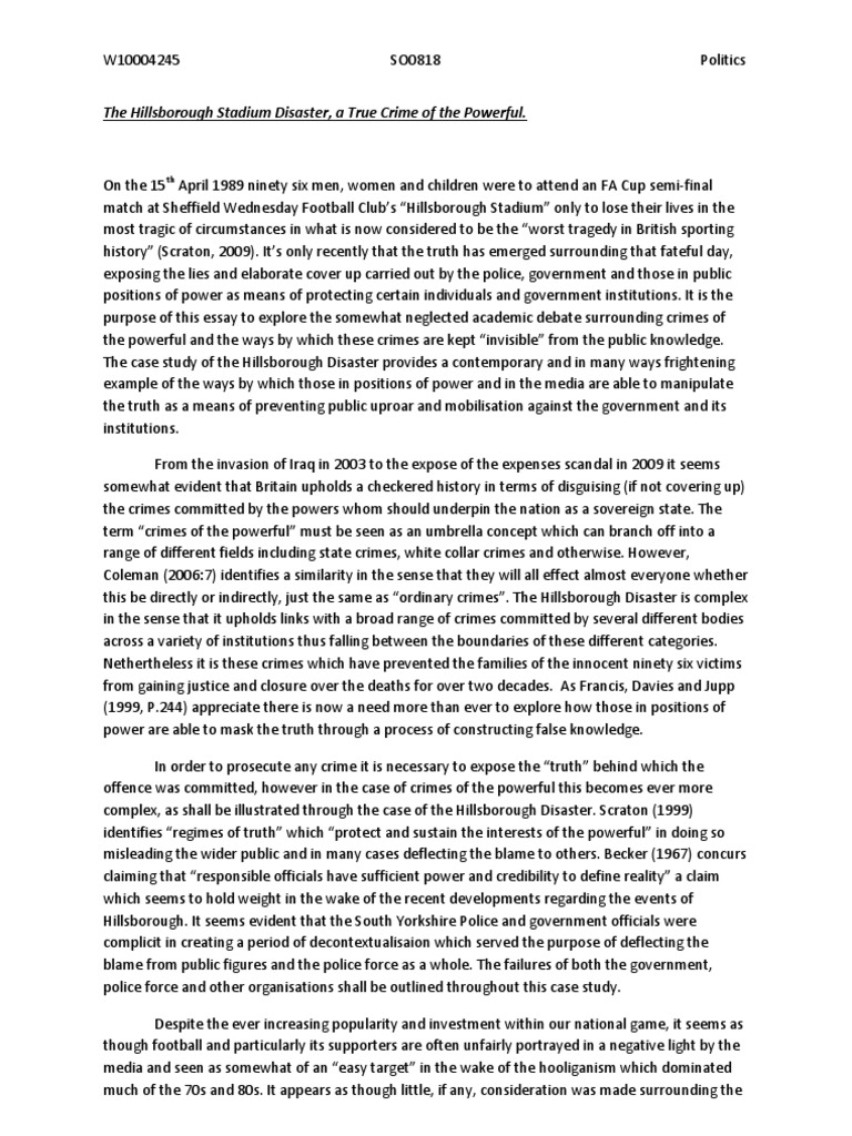 Crimes of The Powerful Essay | PDF | Crime & Violence | Crime Thriller