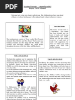 Baby Class Holiday Work Term 3 2023 | PDF