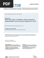 Swaptions Pricing Under The Single Factor Hull-White Model Through The ...