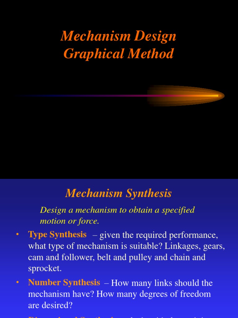 Mechanism Synthesis, Graphical | PDF | Physics | Euclidean Geometry