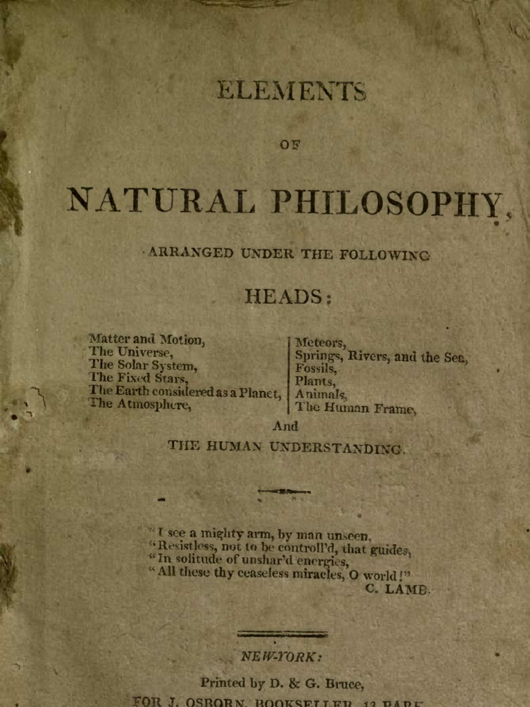 Elements of Natural Philosophy | PDF | Natural Satellite | Ceres (Dwarf ...