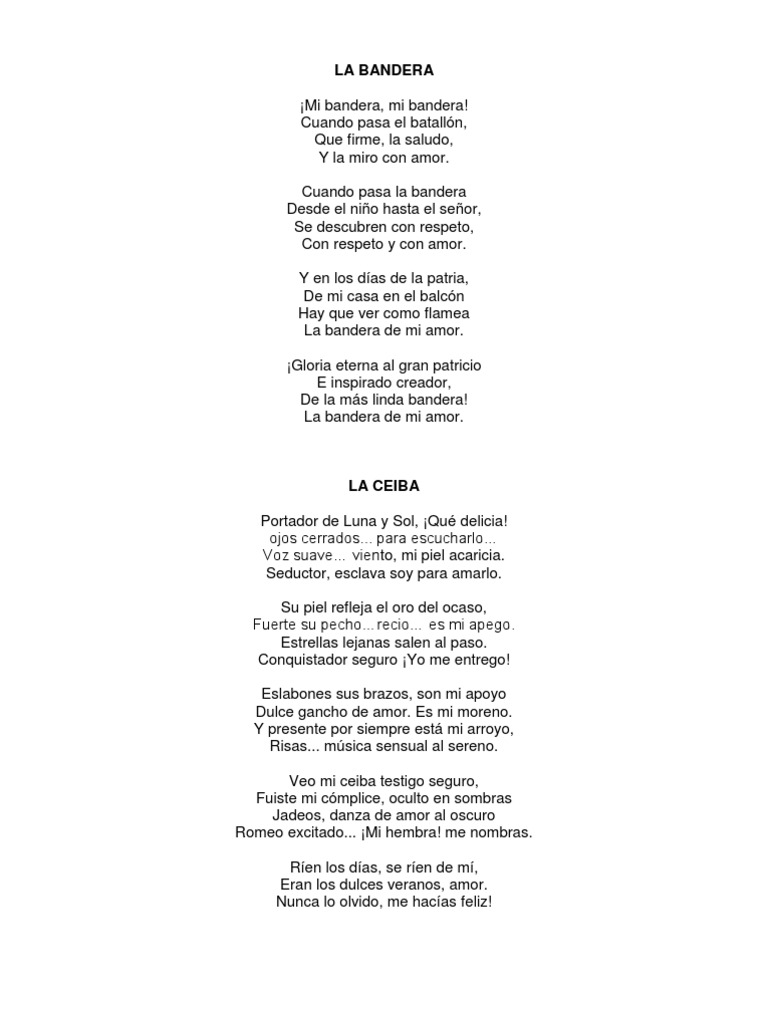 10 Poemas a La Patria | Amor | Naturaleza