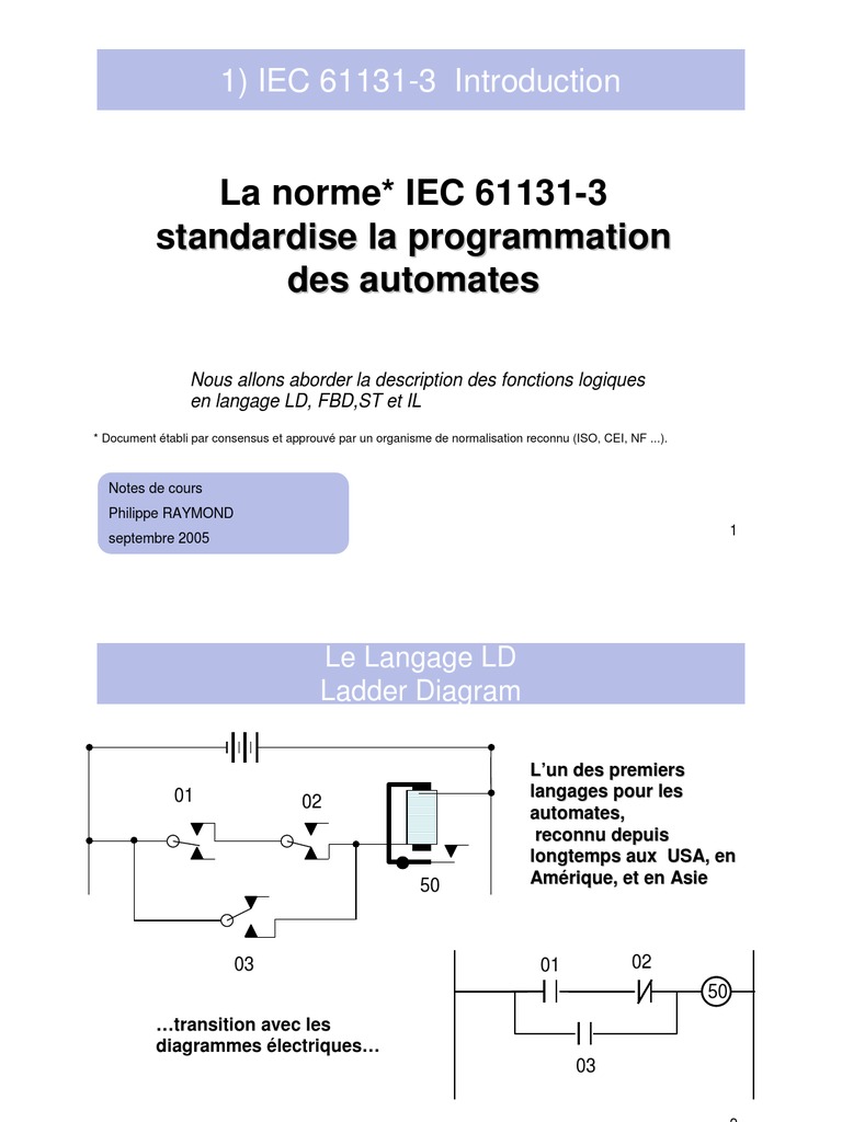 Iec 61131-3 | PDF | Commission électrotechnique internationale ...