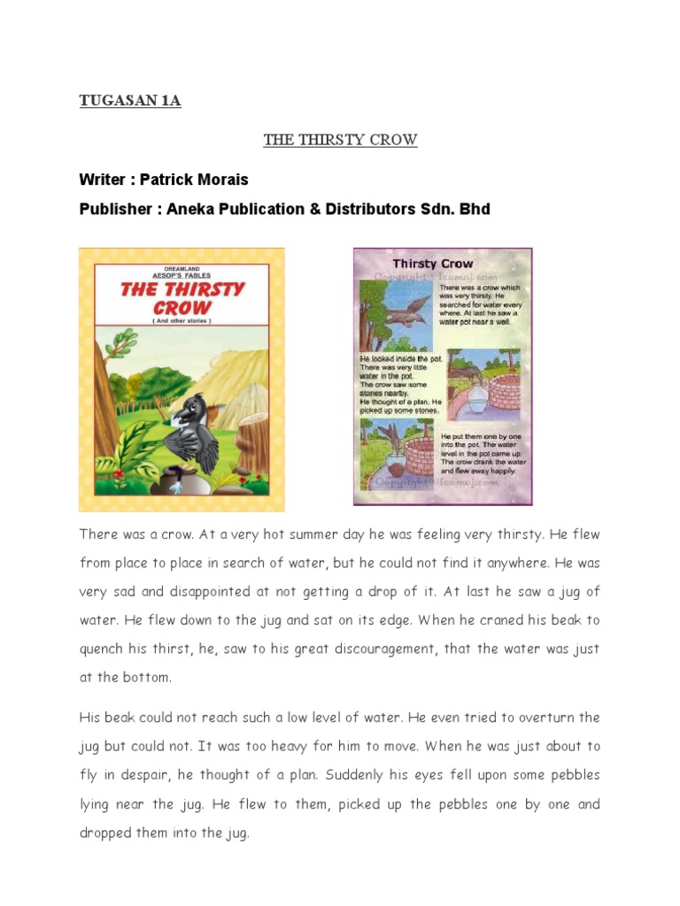 The Thirsty Crow: A Moral Tale | PDF