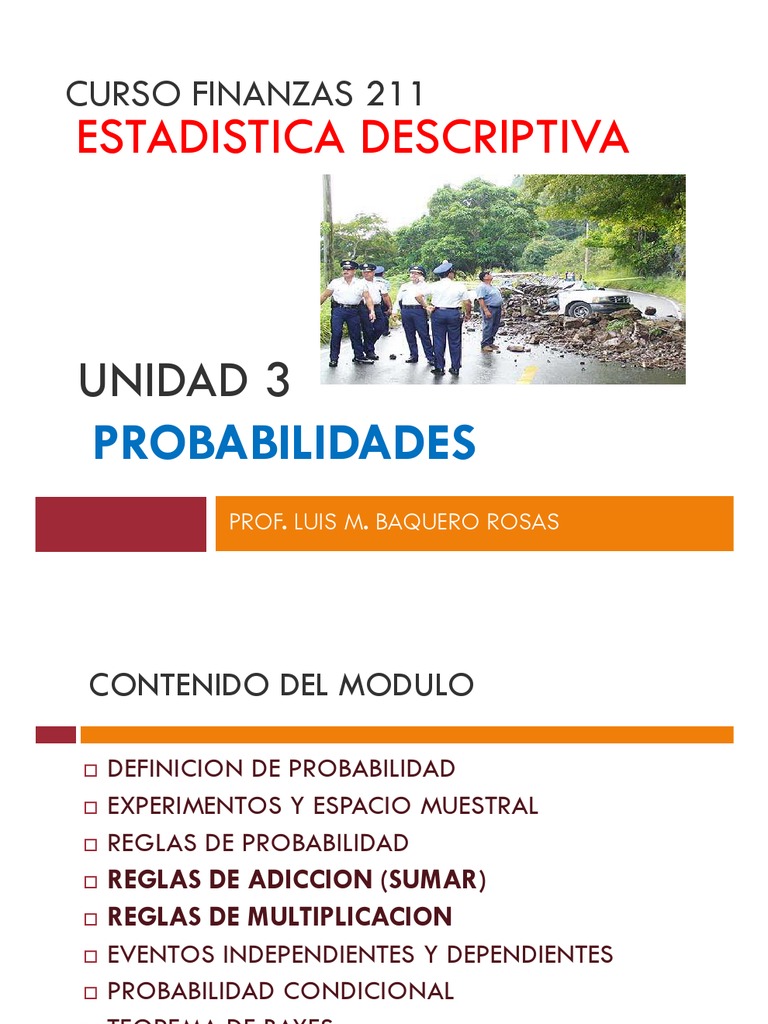 Microsoft Powerpoint - Parte 3 Introduccion A Las Probabilidades. | PDF ...
