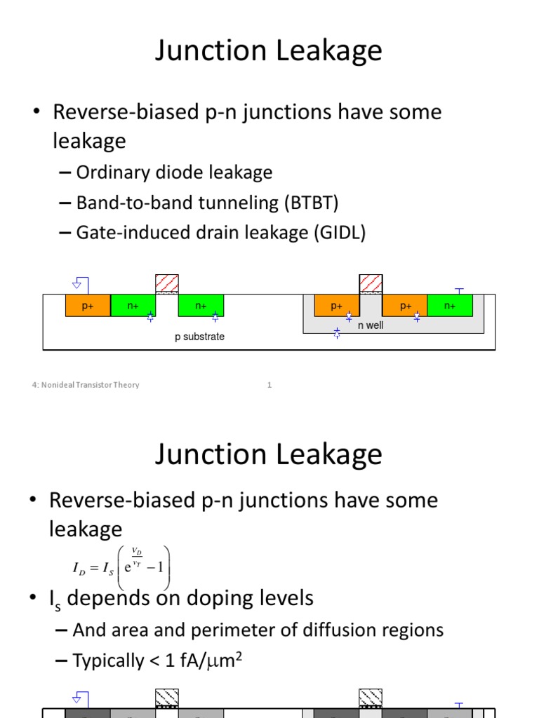 Junction Leakage | PDF