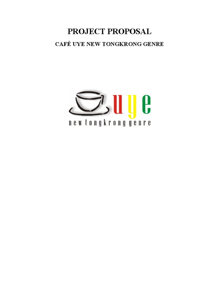 Project Proposal Cafe | PDF