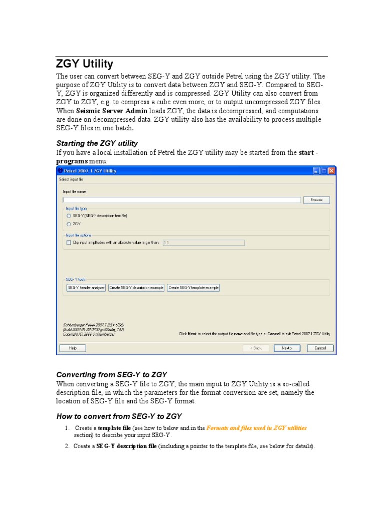 ZGY Utility | Download Free PDF | Data Compression | File Format