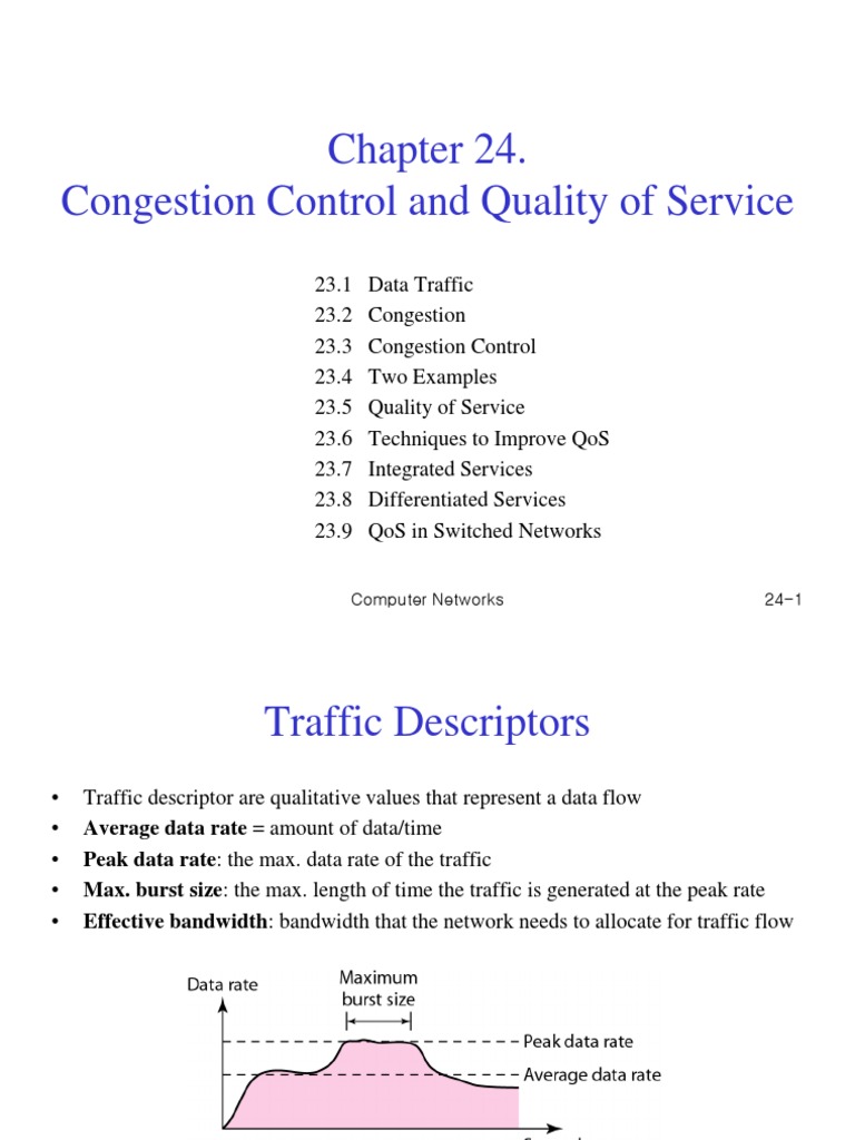 Congestion Control and Quality of Service | PDF | Network Congestion ...