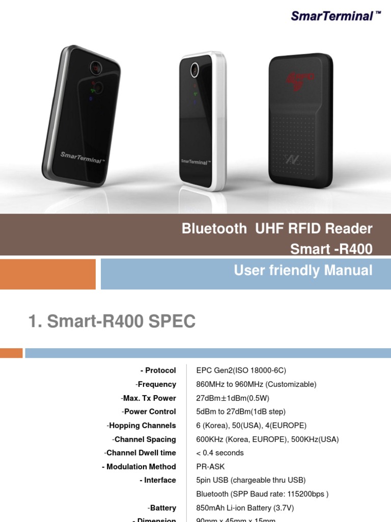 SM-R400 (Smart-R400) Quick Reference Manual - Ver 2.02 | PDF | Usb ...