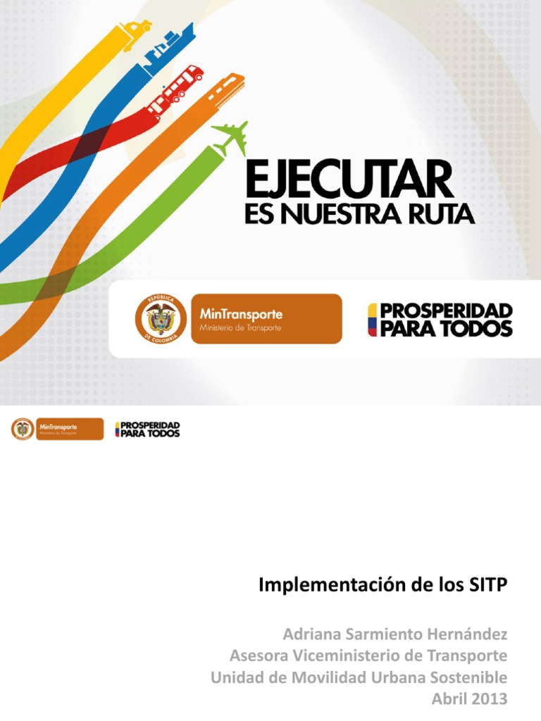 Implementación de SITP en Ciudades Colombianas | PDF | Bogotá ...