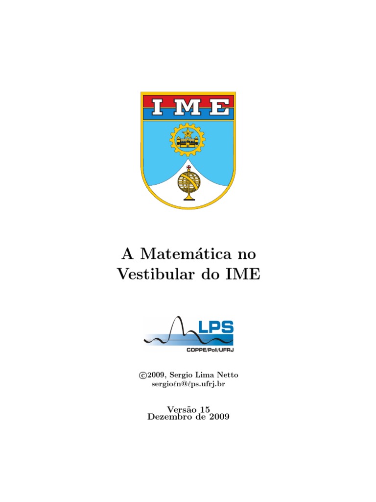 IME Provas 1945 2010 | PDF | Número complexo | Logaritmo