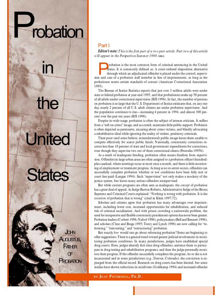 History of Probation Part 1 | Download Free PDF | Probation | Probation ...