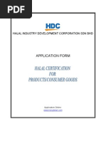 Halal Declaration for [Product Name] | PDF
