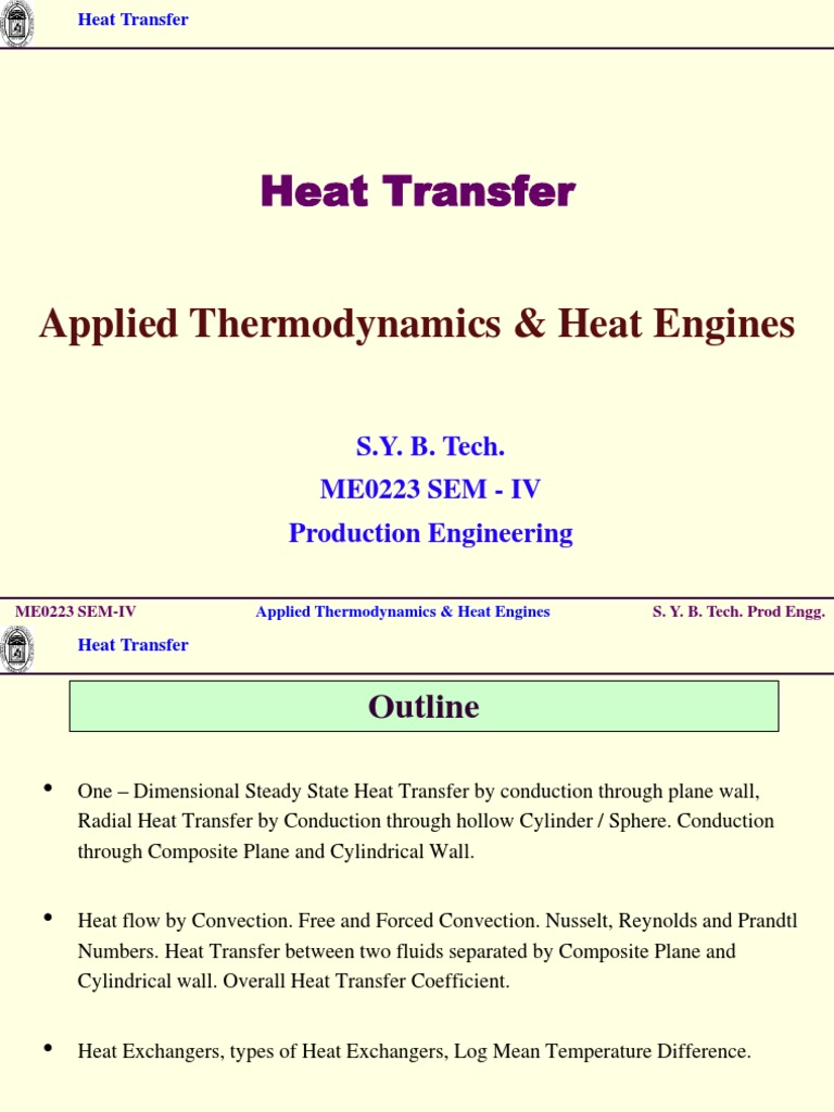 Heat Transfer & Thermodynamics | PDF | Heat Transfer | Heat