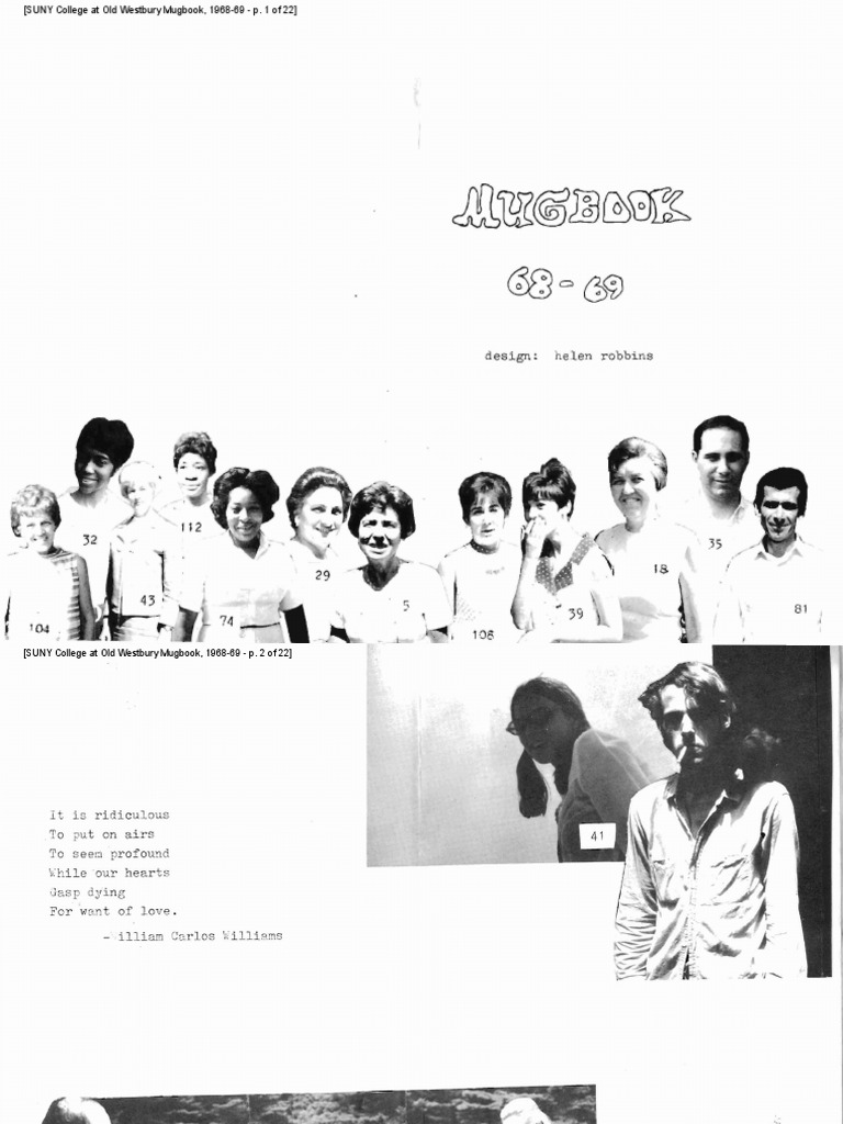 SUNY COW Mugbook 1968 69 ByHelenRobbins | PDF