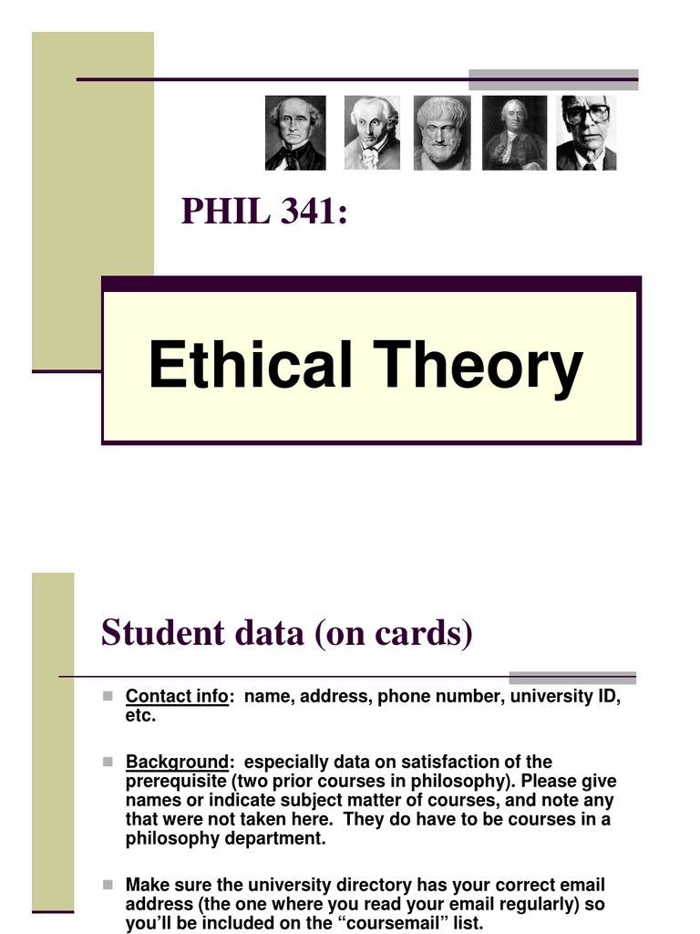 Ethical Theory | PDF | Utilitarianism | Hedonism
