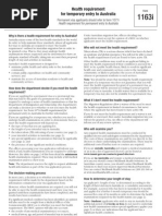 Health Undertaking Form 815 Guide | PDF | Travel Visa | Passport
