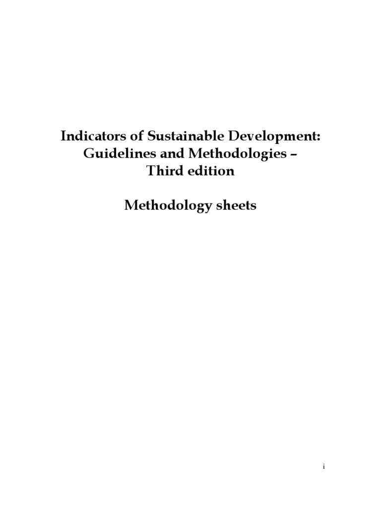 Methodology Sheets | PDF | Purchasing Power Parity | Poverty Threshold