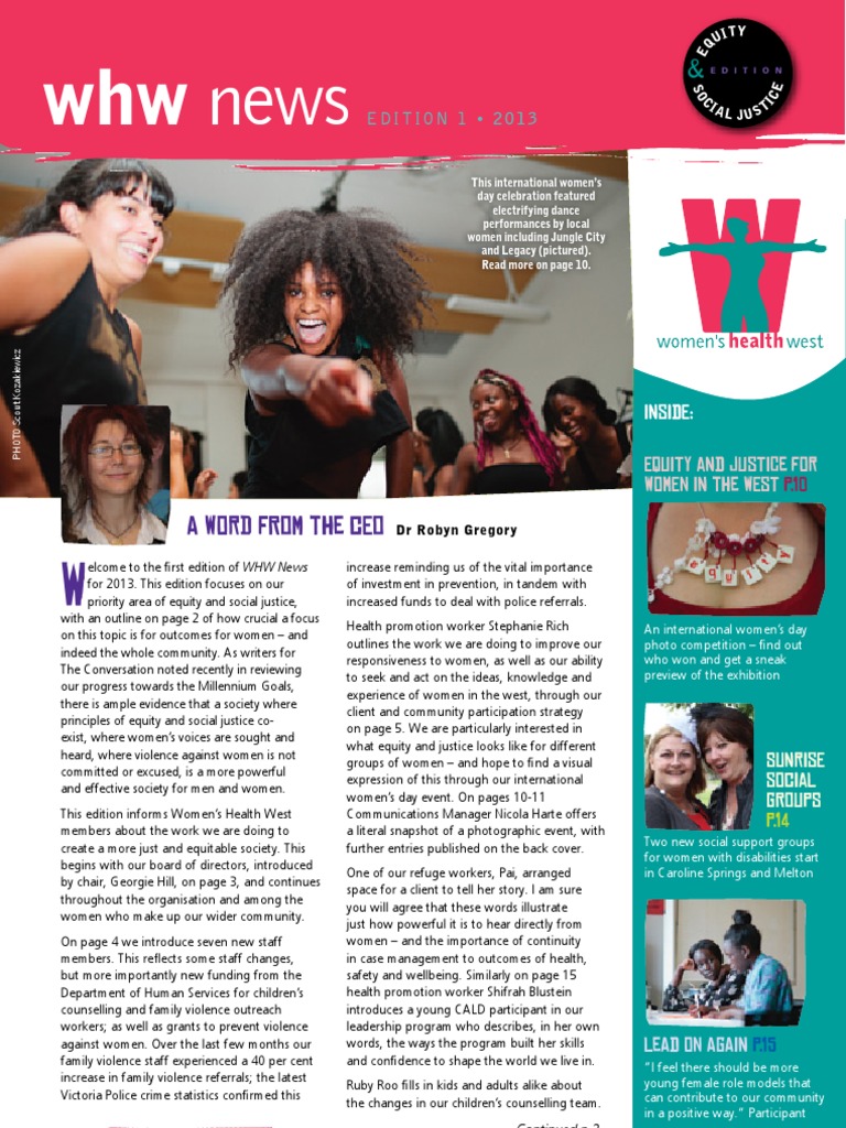 WHW News Newsletter, Edition 1 2013 | PDF | Violence | Domestic Violence