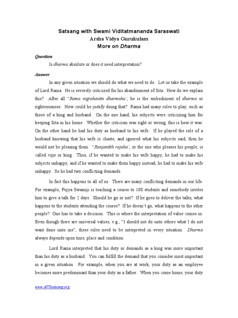 Dharma | PDF | Rama | Dharma