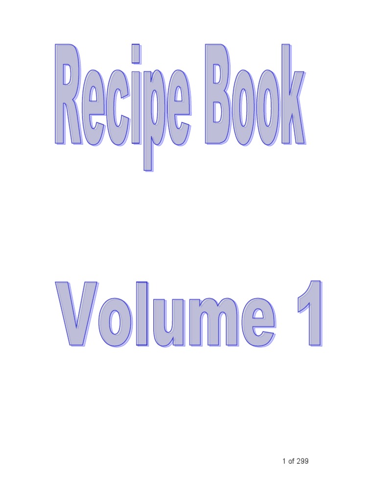 Recipe Book | PDF | Desserts | Kebab