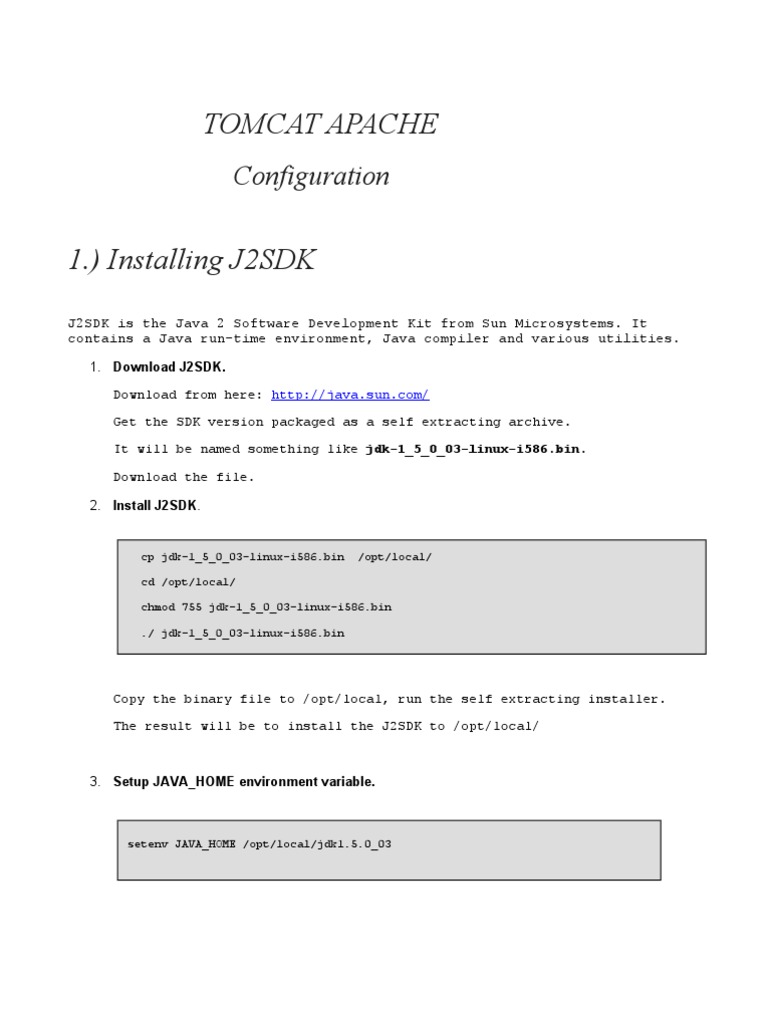 Tomcat Documentation | PDF | Oracle Database | Web Application