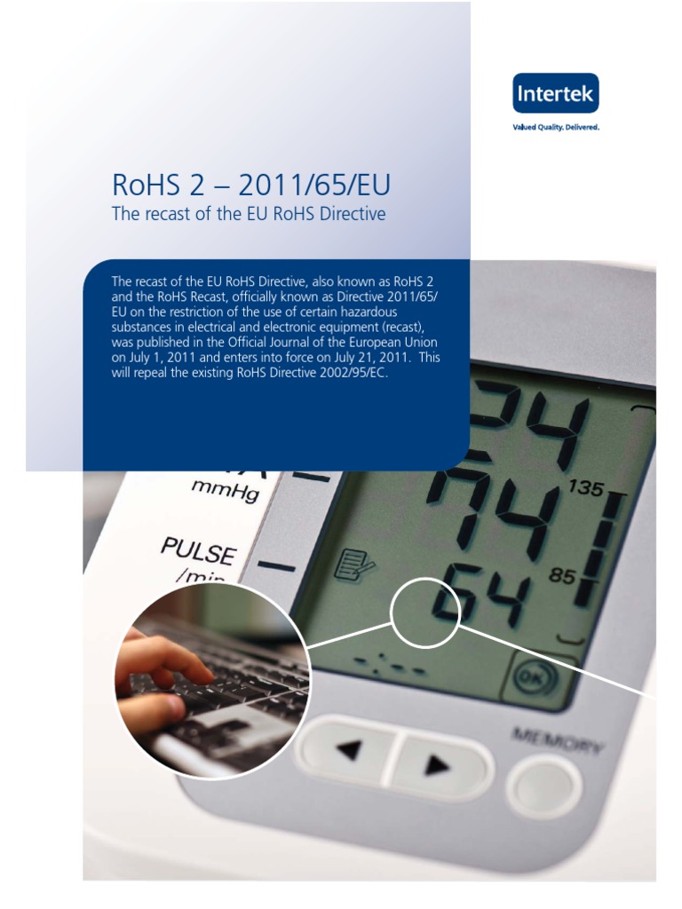 Intertek RoHS 2 Services Brochure | PDF | Production And Manufacturing ...
