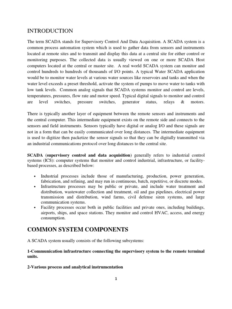 SCADA Systems Explained | PDF | Programmable Logic Controller | Scada