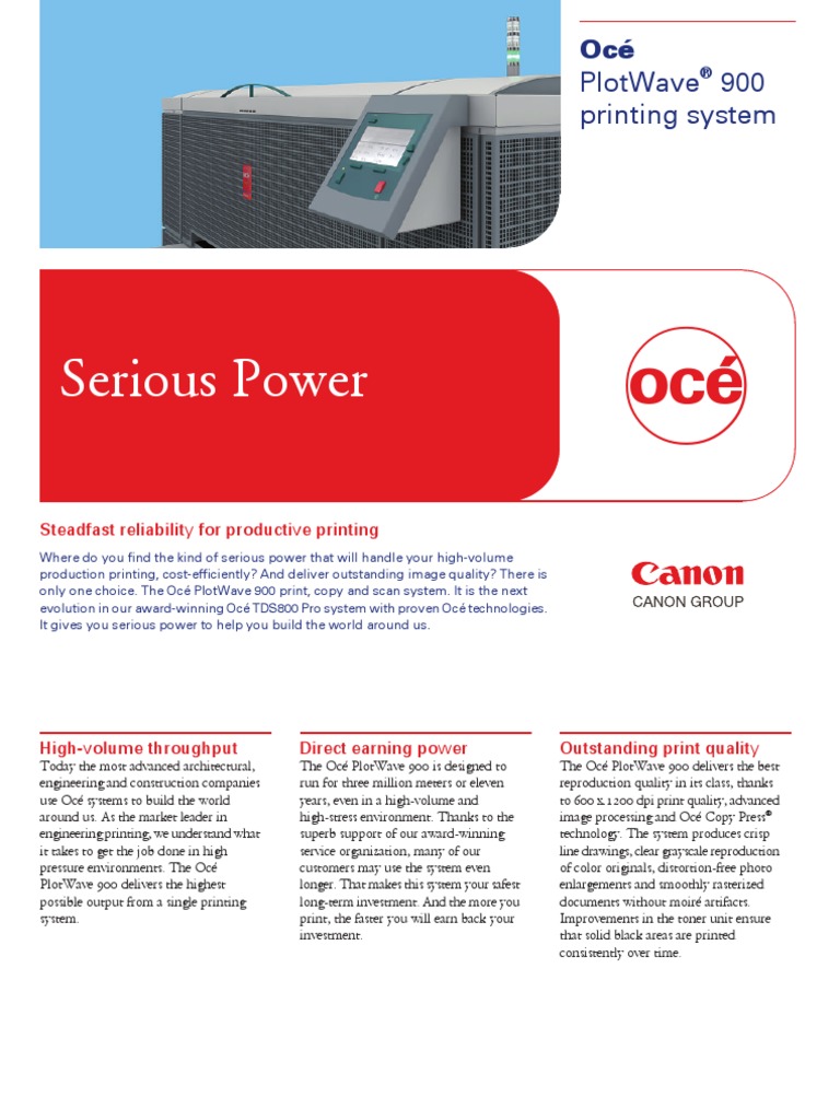 Oce Plotwave 900 Ozalit Makinasi | PDF | Image Scanner | Portable ...