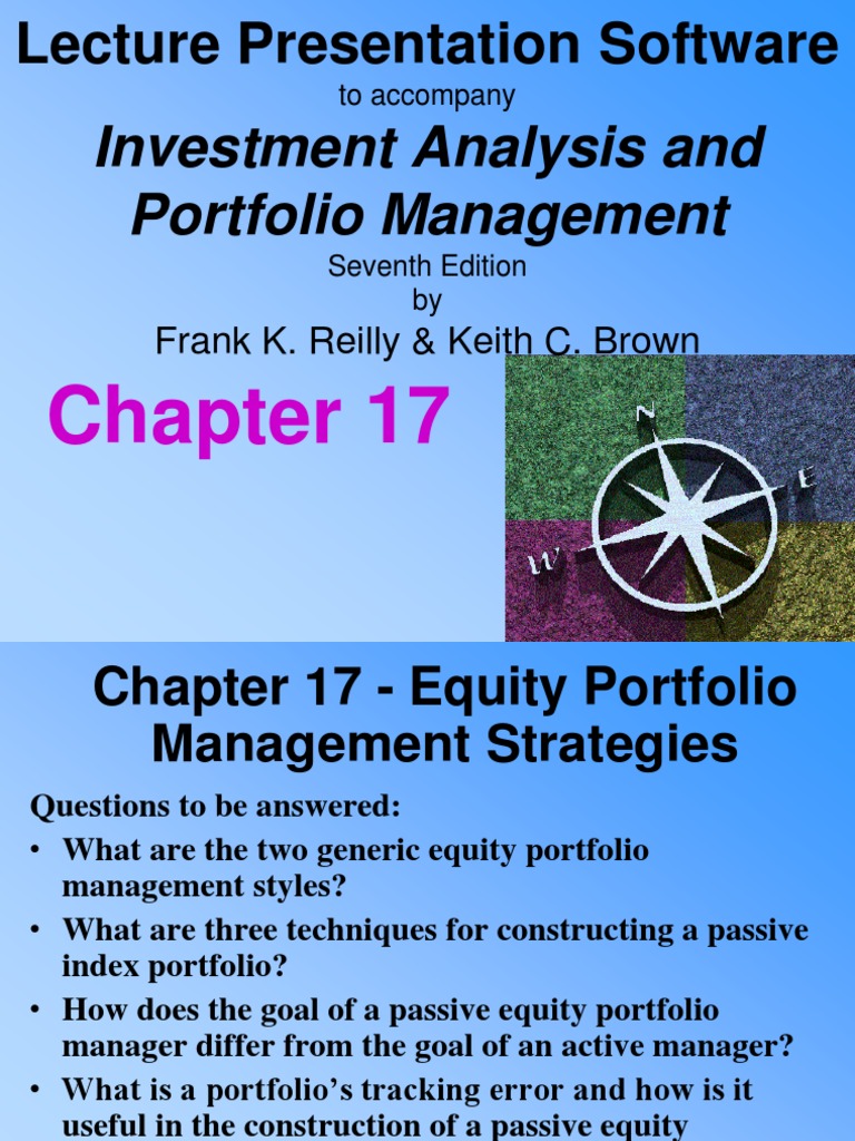 Investment Analysis and Portfolio Management: Lecture Presentation ...