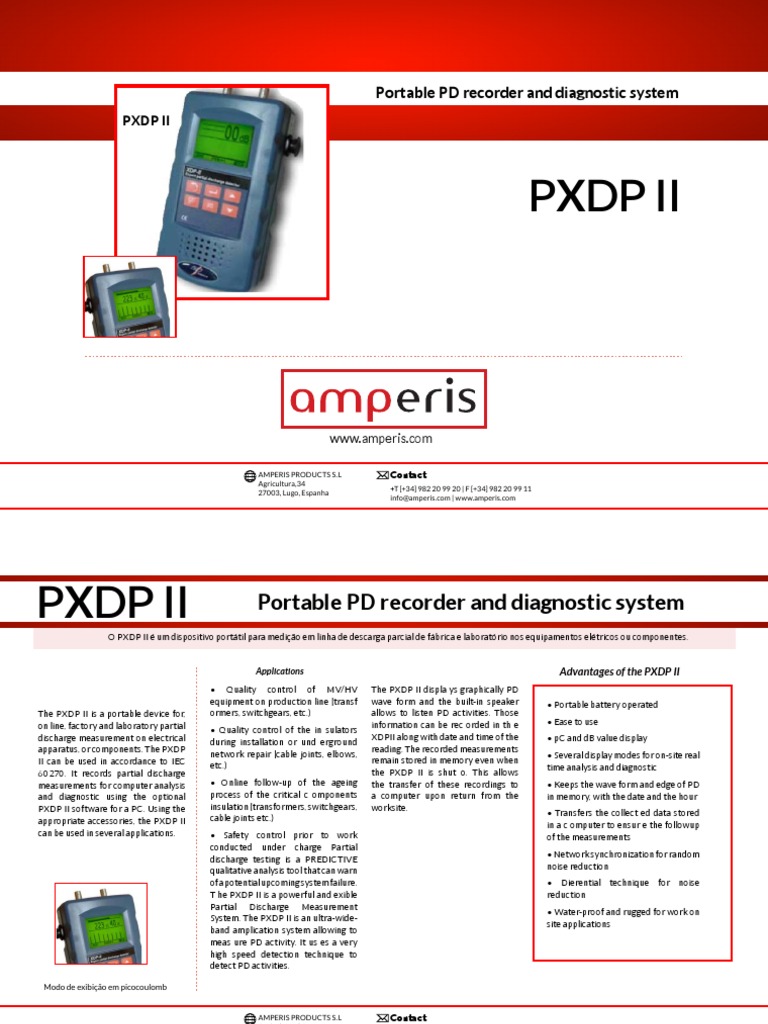 Portable PD Recorder and Diagnostic System | PDF | Electronics ...
