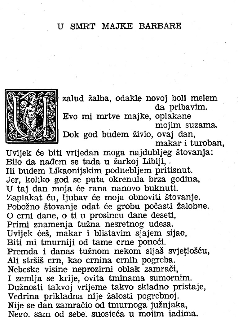 Cesmicki U SMRT Majke Barbare | PDF