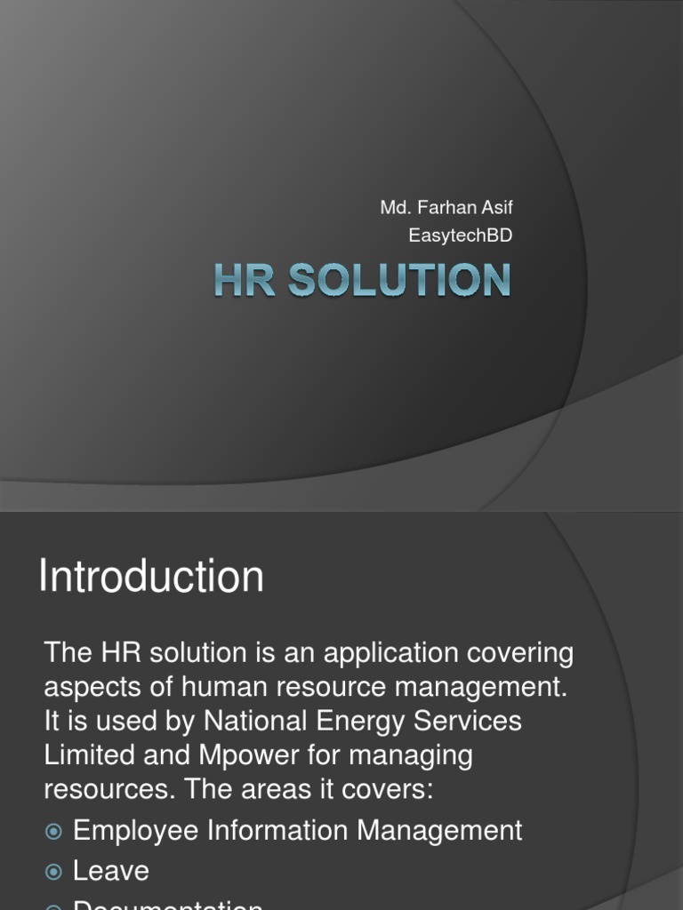 HR Solution | PDF