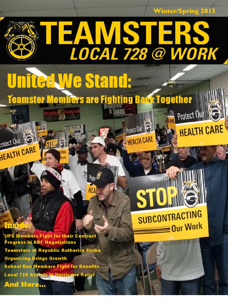 Teamsters Local 728 at Work | PDF | International Brotherhood Of ...