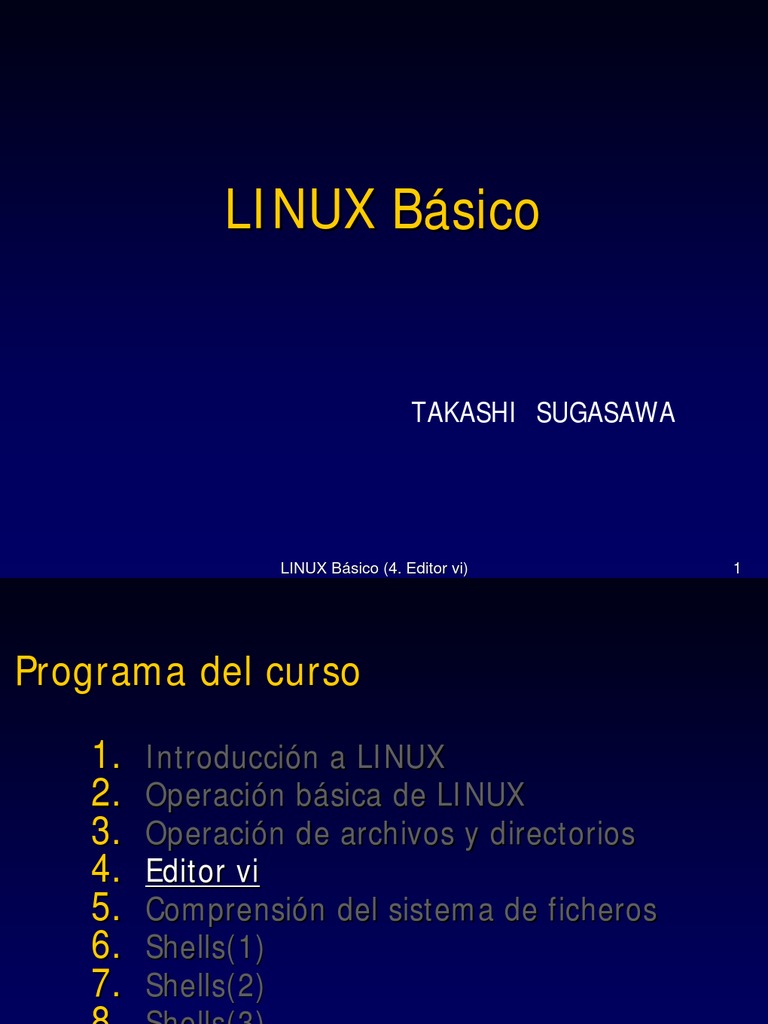 Comando Vi Centos | PDF | Software utilitario | Arquitectura de ...