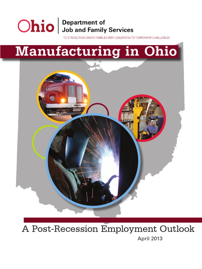 Manufacturing in Ohio 2013 | PDF | Machinist | Employment