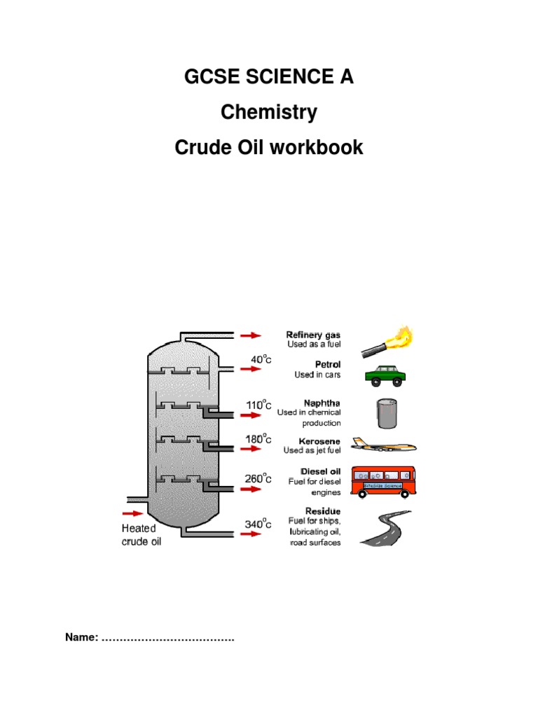 GCSE Style Questions Crude Oil | PDF | Hydrocarbons | Alkane