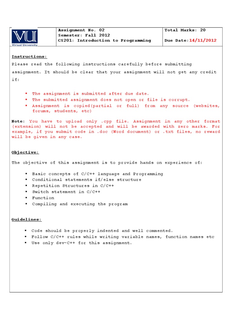 Assignment#2 | PDF | C++ | Computer Program