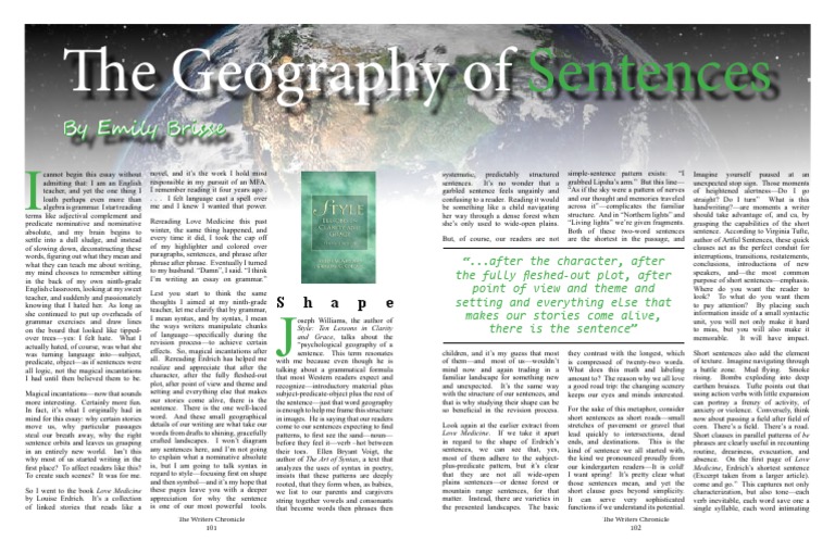 Geography of a Sentence | Sentence (Linguistics) | Syntax