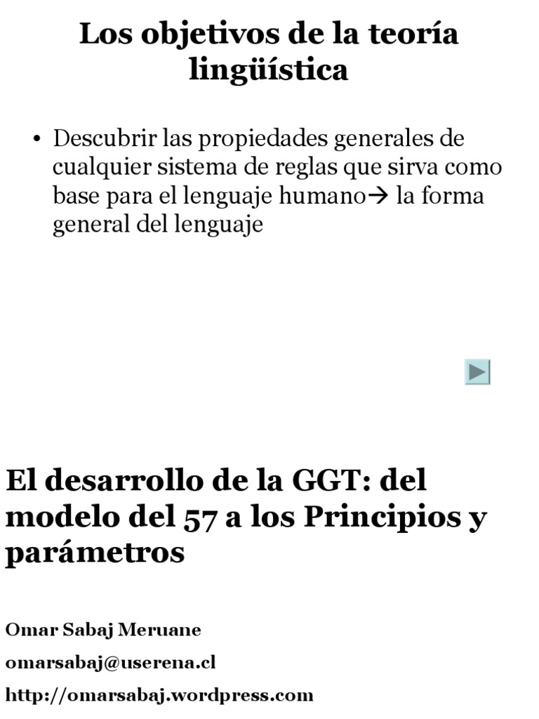 Fundamentos de La Gramática Generativa | PDF | Pronombre | Noam Chomsky