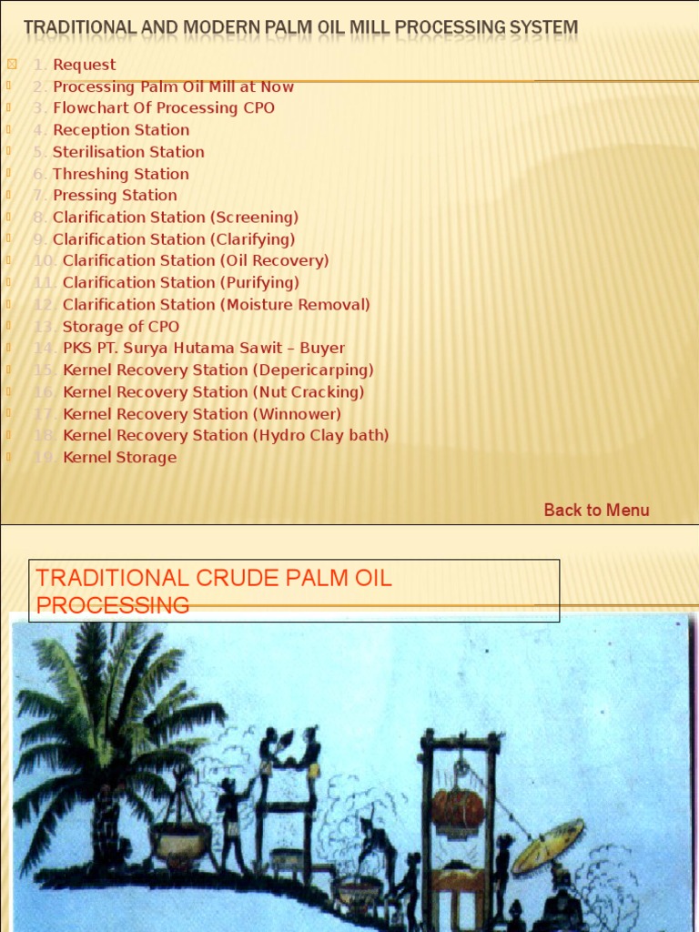 Palm Oil Mill Process | PDF | Industries | Industrial Processes