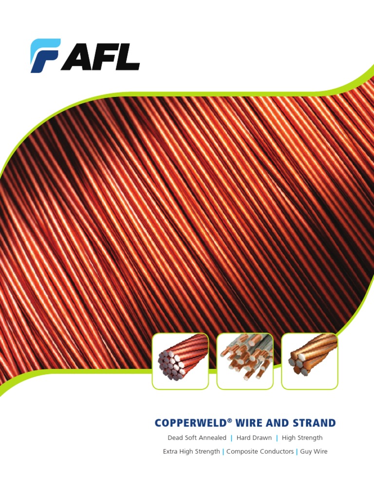 AFL Copperweld | PDF | Wire | Electrical Conductor