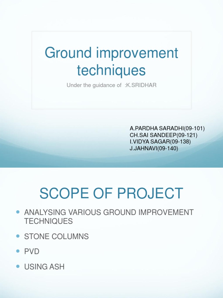 Stone Column | PDF | Deep Foundation | Soil