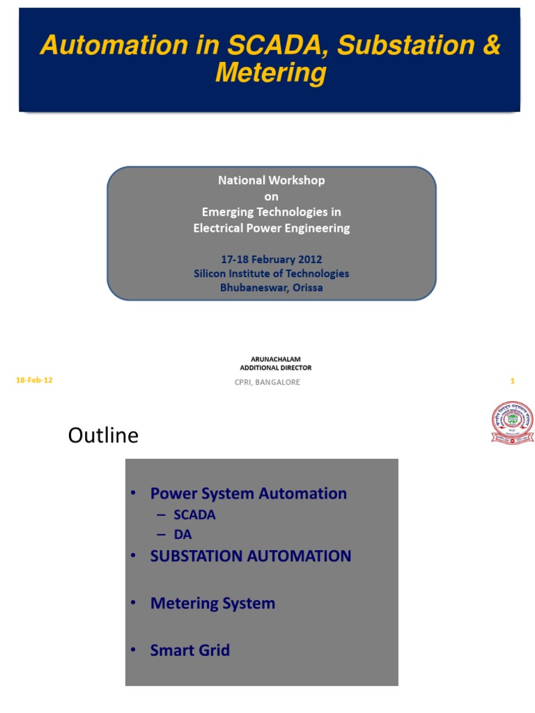 Automation in SCADA, Substation & Metering | PDF | Smart Grid ...