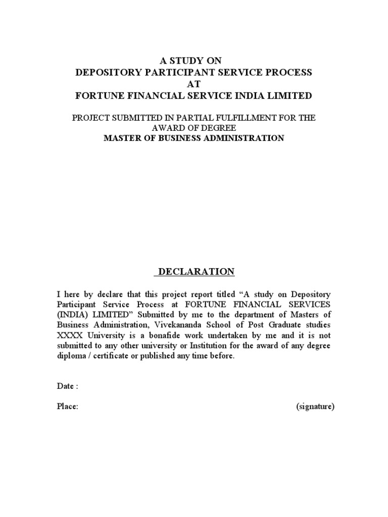 Depository Participants | PDF