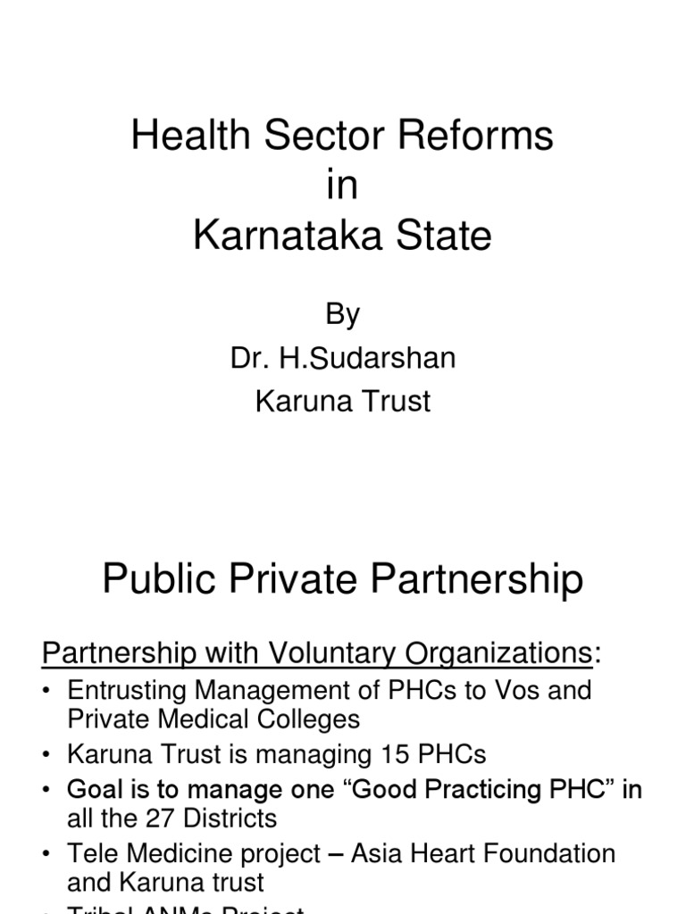 Health Sector Reforms Powerpoint | PDF | Health Policy | Health Care